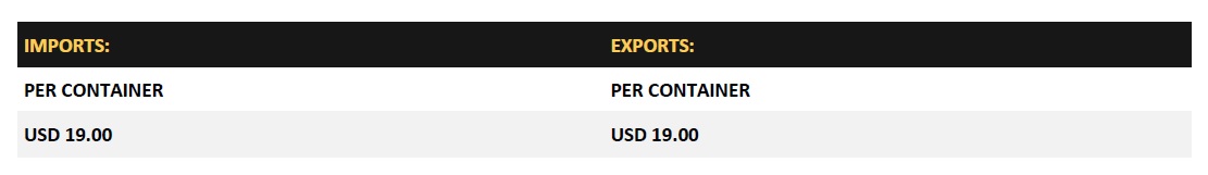 MSC: Increase of ISPS charges on all shipments in and out of Canada ...